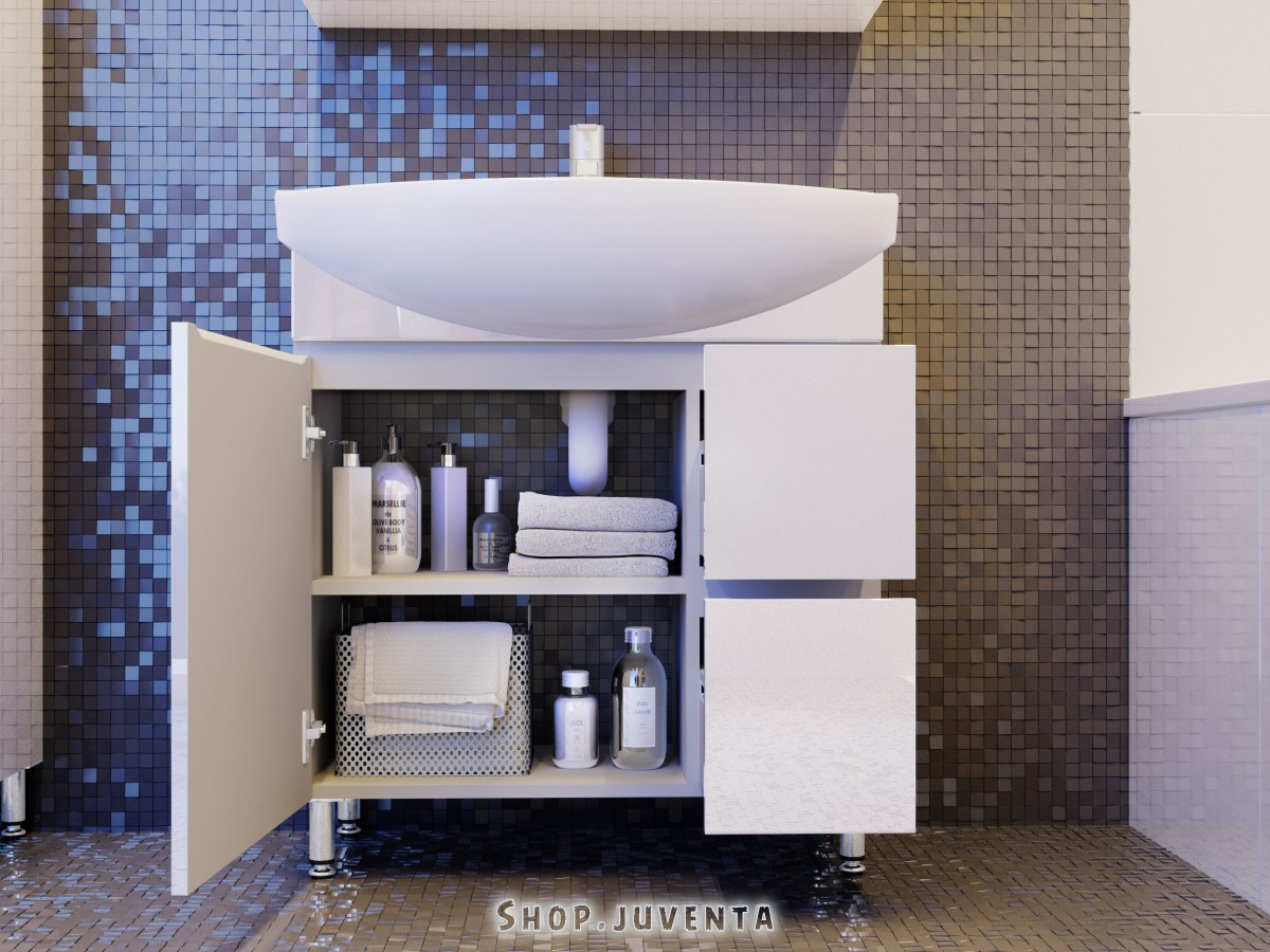 Vannas skapis Monika 75 ar izlietni Zenon 75 | citasantehnika.lv