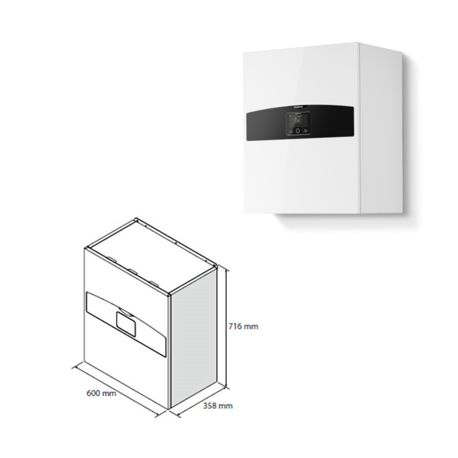 Siltumsūknis Ariston NIMBUS PLUS 50 S NET R32, Gaiss-ūdens, ar Wi-Fi, 7 ...